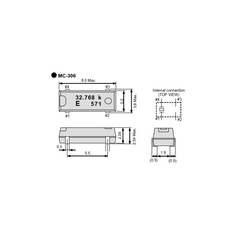 ‫MC-306 32.768KHz -فروشگاه اینترنتی آی سی کالا‬